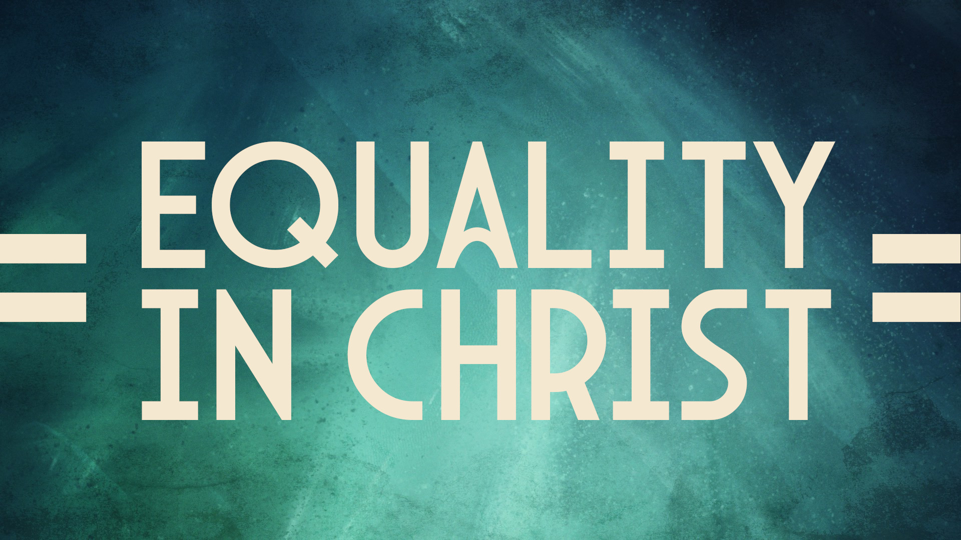 Equality in Christ 16×9 – Oostburg CRC